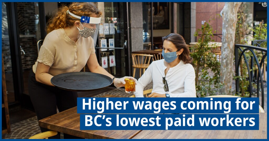 Higher wages coming for B.C.’s lowest paid workers… – PJXM Prince George
