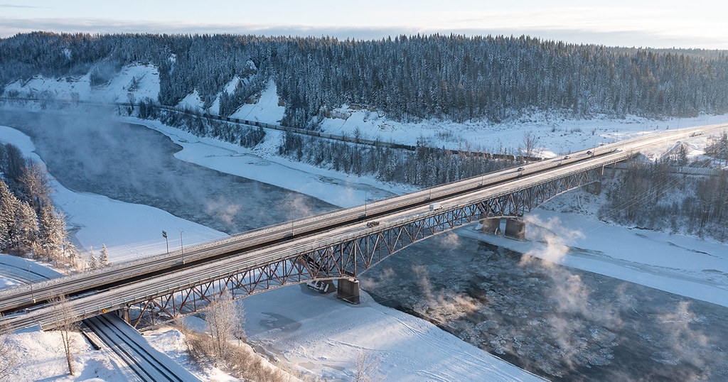 Modernized Simon Fraser Bridge opening this weekend… – PJXM Prince George